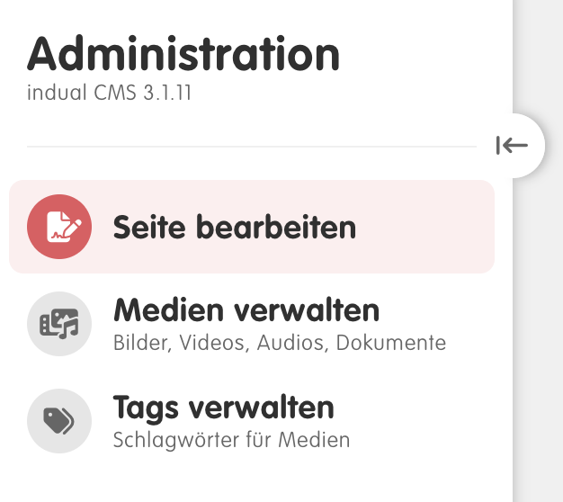indual CMS | indual CMS Hilfscenter